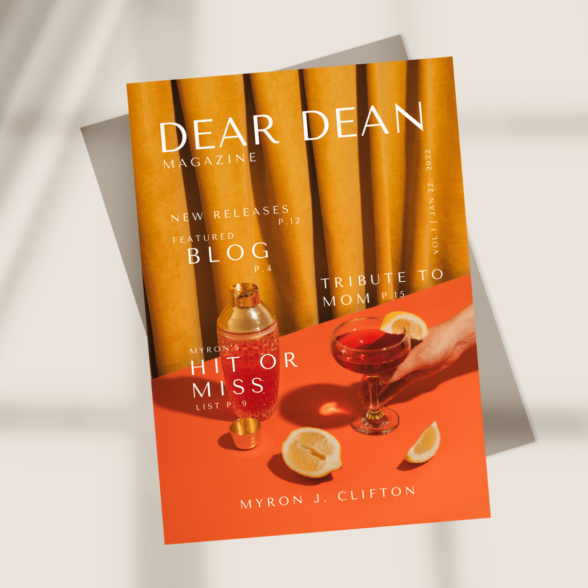 Dear Dean – The Magazine! – Dear Dean